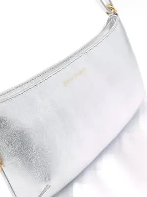 Palm Angels Giorgina Metallic Shoulder Bag - Silver