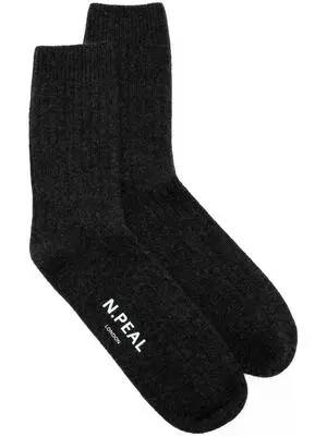 N.peal Rib House Socks