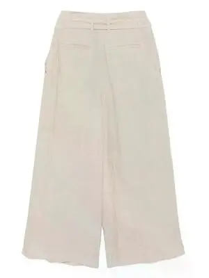 FORME D'EXPRESSION Belted Wide-leg Trousers