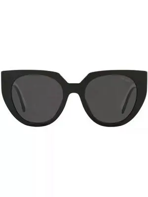 Prada Ww Bicolour Cateye Sunglasses - Black