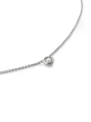 Monica Vinader Essentials Necklace With Diamond Bezel