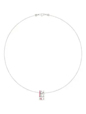 OFFICINA BERNARDI 18kt White Gold Moon Eden Ruby Necklace