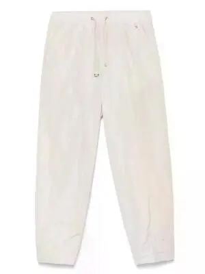 Herno Elasticated Drawstring Taffeta Trousers - Pink