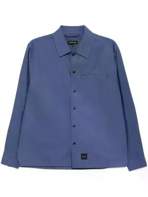 AGNES B. Poplin Pocket Shirt - Purple