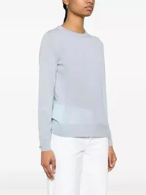 Michael Kors Fine-knit Merino Wool Jumper - Blue