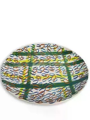 SERAX Japanese Kimonos Stoneware Plate - Neutrals