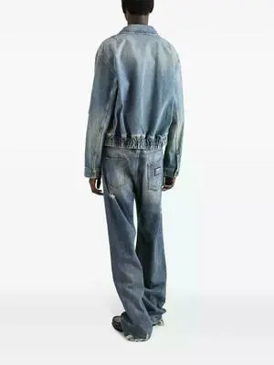 Dolce & Gabbana Logo-appliqué Denim Jacket