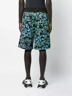 Versace Baroque Print Knee-length Shorts