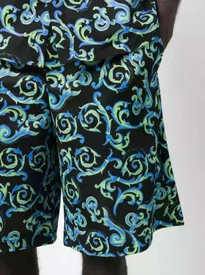 Versace Baroque Print Knee-length Shorts