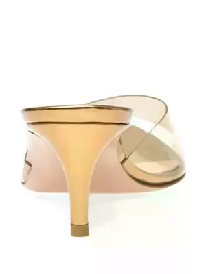GIANVITO ROSSI Elle Slip-on Sandals - Gold