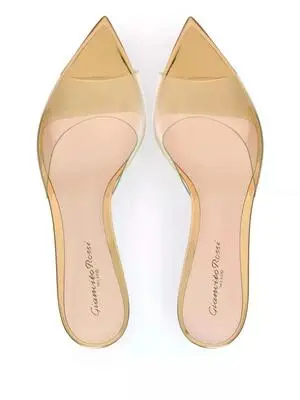 GIANVITO ROSSI Elle Slip-on Sandals - Gold