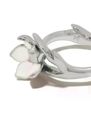 SHAUN LEANE Cherry Blossom Diamond Ring - Silver