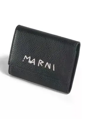 Marni Logo-embroidered Leather Key Holder