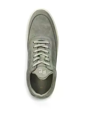 Filling Pieces Leather Lace-up Sneakers - Grey