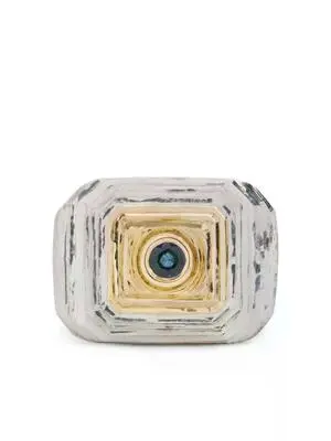 DUFFY JEWELLERY Square Signet Ring - Silver
