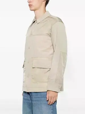Aspesi Padded Nylon Jacket With Panelled Design