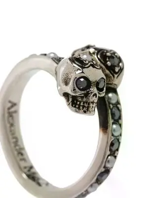 Alexander McQueen Skull Wrap-around Ring