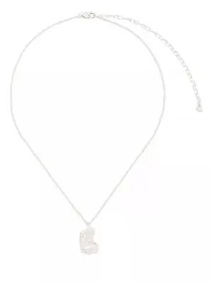 LOVENESS LEE Sterling Alphabet Pendant Necklace - Silver