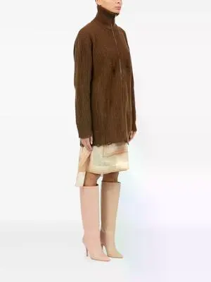 MAISON MARGIELA Ribbed Zip-up Cardigan