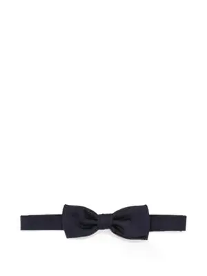 Prada Satin Bow Tie - Blue