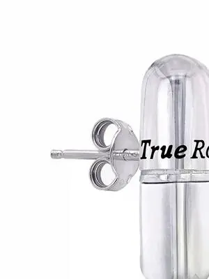 TRUE ROCKS Pill Stud Earring - Silver