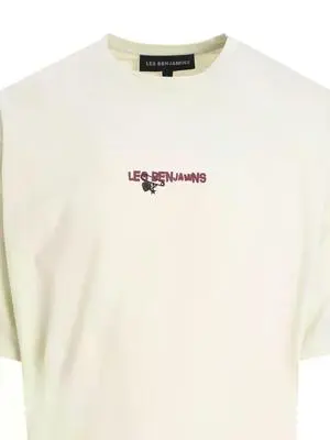 LES BENJAMINS Graphic-print T-shirt - Neutrals