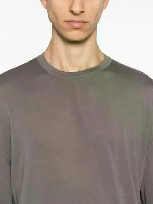 D4.0 Fine Knit Wool Crew Neck Sweater