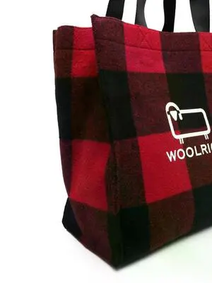 Woolrich Tartan Tote Bag - Red