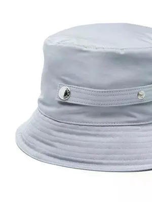 Alexander McQueen Logo Print Bucket Hat - Grey