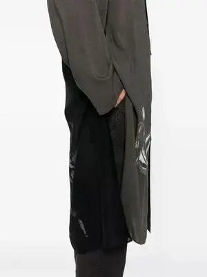 Yohji Yamamoto Message-print Shirt