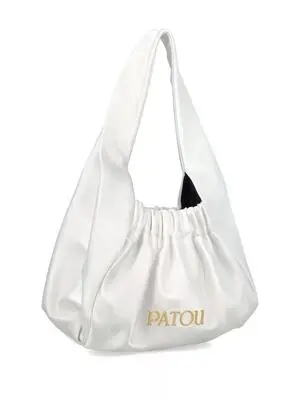 PATOU Le Biscuit Satin Shoulder Bag