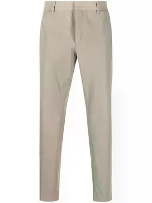 PT TORINO Mid-rise Tapered Trousers - Neutrals