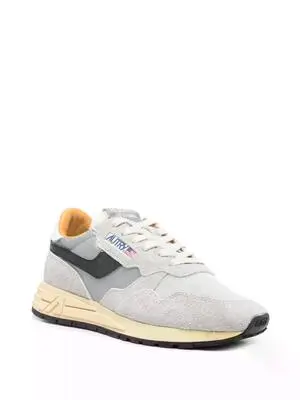 AUTRY Reelwind Panelled Suede Sneakers - Grey