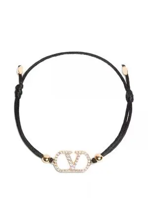 Valentino Garavani Vlogo Signature Bracelet - Black