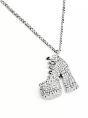 Marc Jacobs Pavé Kiki Boot Necklace