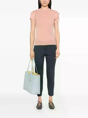 Pinko Ruched Crew Neck Short Sleeve T-shirt