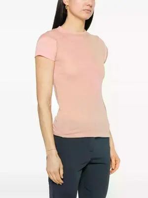 Pinko Ruched Crew Neck Short Sleeve T-shirt