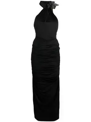 Giuseppe Di Morabito Halterneck Gown - Black