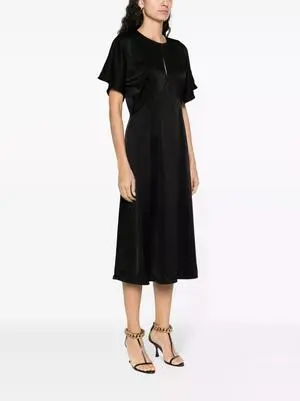 Michael Kors Flared Satin Midi Dress