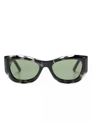Palm Angels Tortoiseshell Square-frame Sunglasses - Black