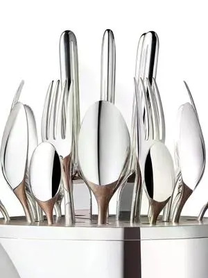 Christofle Mood Skyline Japan 24-piece Flatware Set - Silver