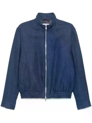 Brunello Cucinelli Twill Jacket - Blue