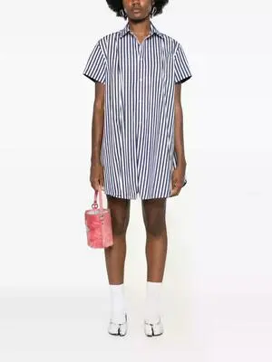 Sacai Striped Cotton Poplin Shirt