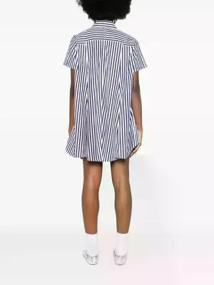 Sacai Striped Cotton Poplin Shirt