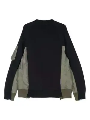 Sacai Paneled Sweatshirt