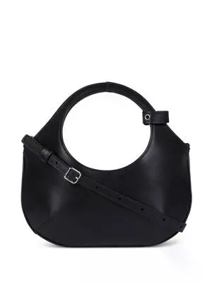 COURREGES Mini Holy Leather Tote Bag - Black