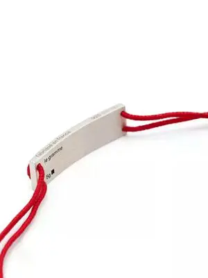 Le Gramme Buff-top Pyramid-guilloché Bracelet