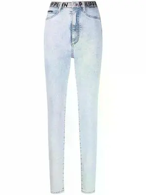 Philipp Plein High-waist Denim Jeggings