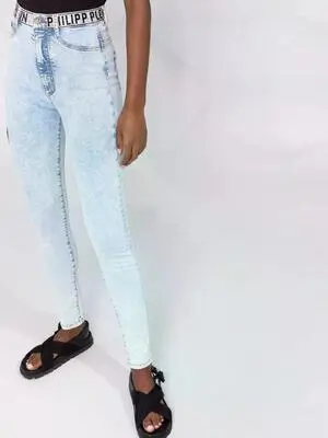 Philipp Plein High-waist Denim Jeggings