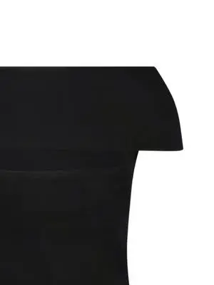 CIRCUS HOTEL Off-shoulder Ribbed Top